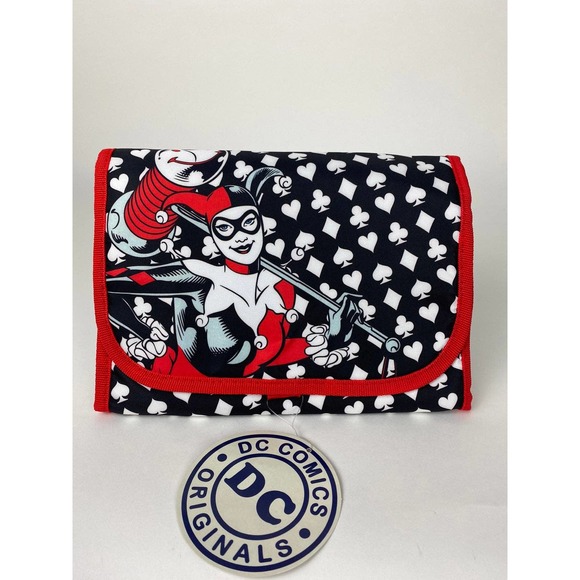 Bioworld | Bags | Dc Comics Harley Quinn Hanging Travel Bag | Poshmark